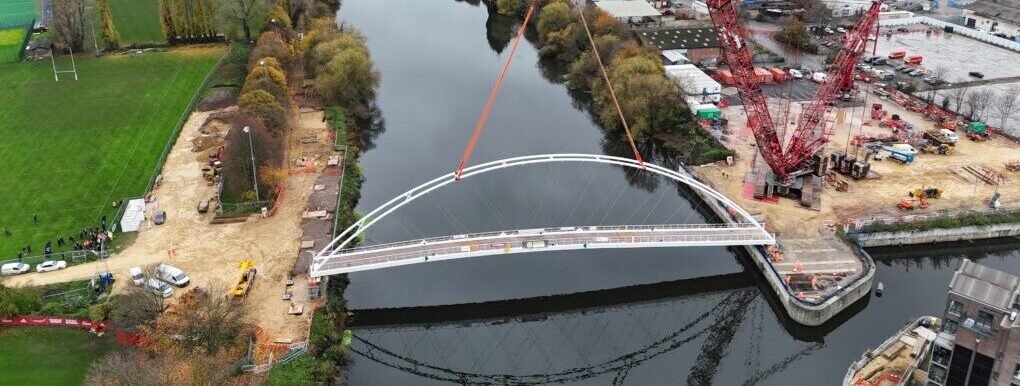 Geldards celebrates historic new bridge installation over Nottingham’s ...